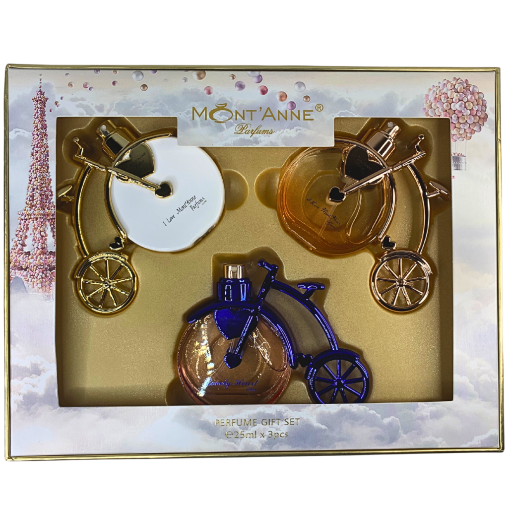 MONT'ANNE PARFUMS KIT FEMININO (BICICLETINHA) - Jasmin Perfumes Importados